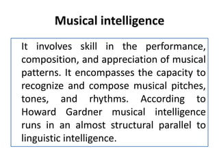 Multiple Intelligences | PPTX