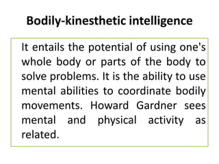 Multiple Intelligences | PPTX