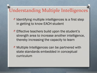 English Methodology Act. 2.3 Multiple intelligences | PPT