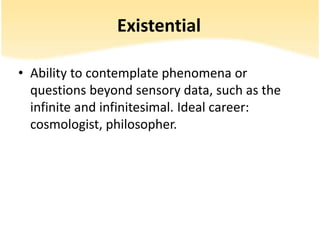 Multiple intelligences | PPTX