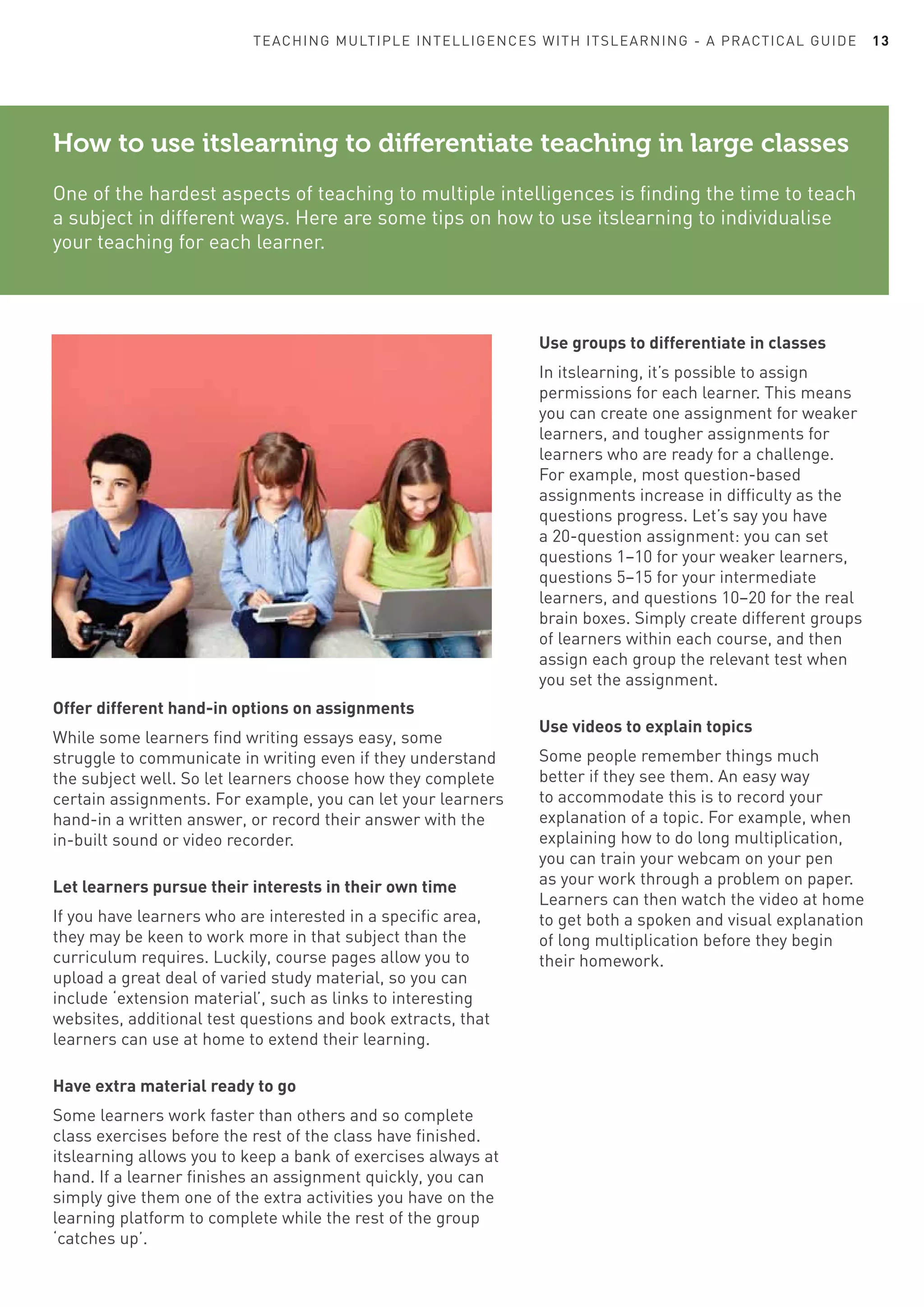 Multiple intelligences- Inteligencias Múltiples | PDF