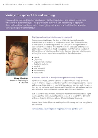 Multiple intelligences- Inteligencias Múltiples | PDF