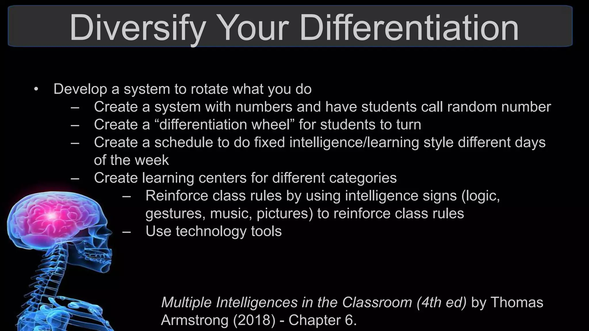 Multiple intelligences: Understanding Your Students | PPT