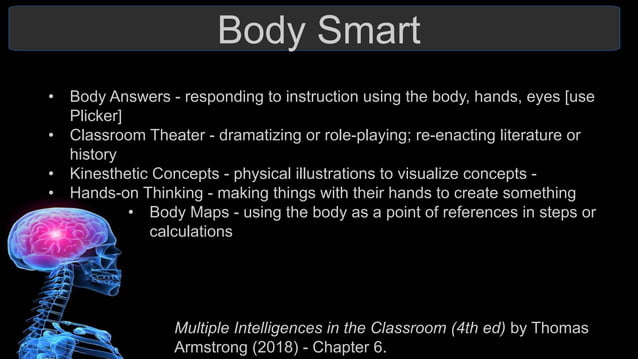 Multiple intelligences: Understanding Your Students | PPT