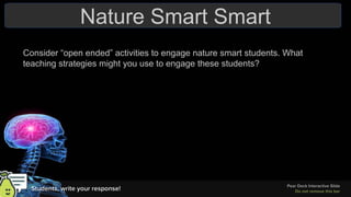 Multiple intelligences: Understanding Your Students | PDF