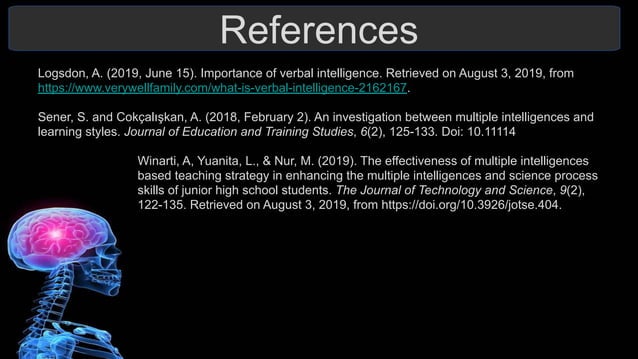 Multiple intelligences: Understanding Your Students | PPT