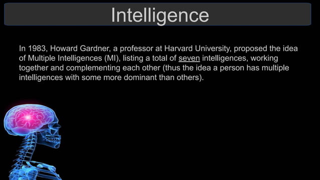 Multiple intelligences: Understanding Your Students | PPT