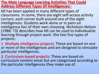 Multiple intelligences, Akram Jabar Najim | PPT