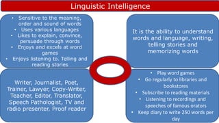 Multiple intelligences | PPTX