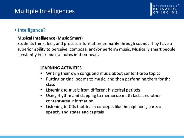 Multiple intelligences | PPT