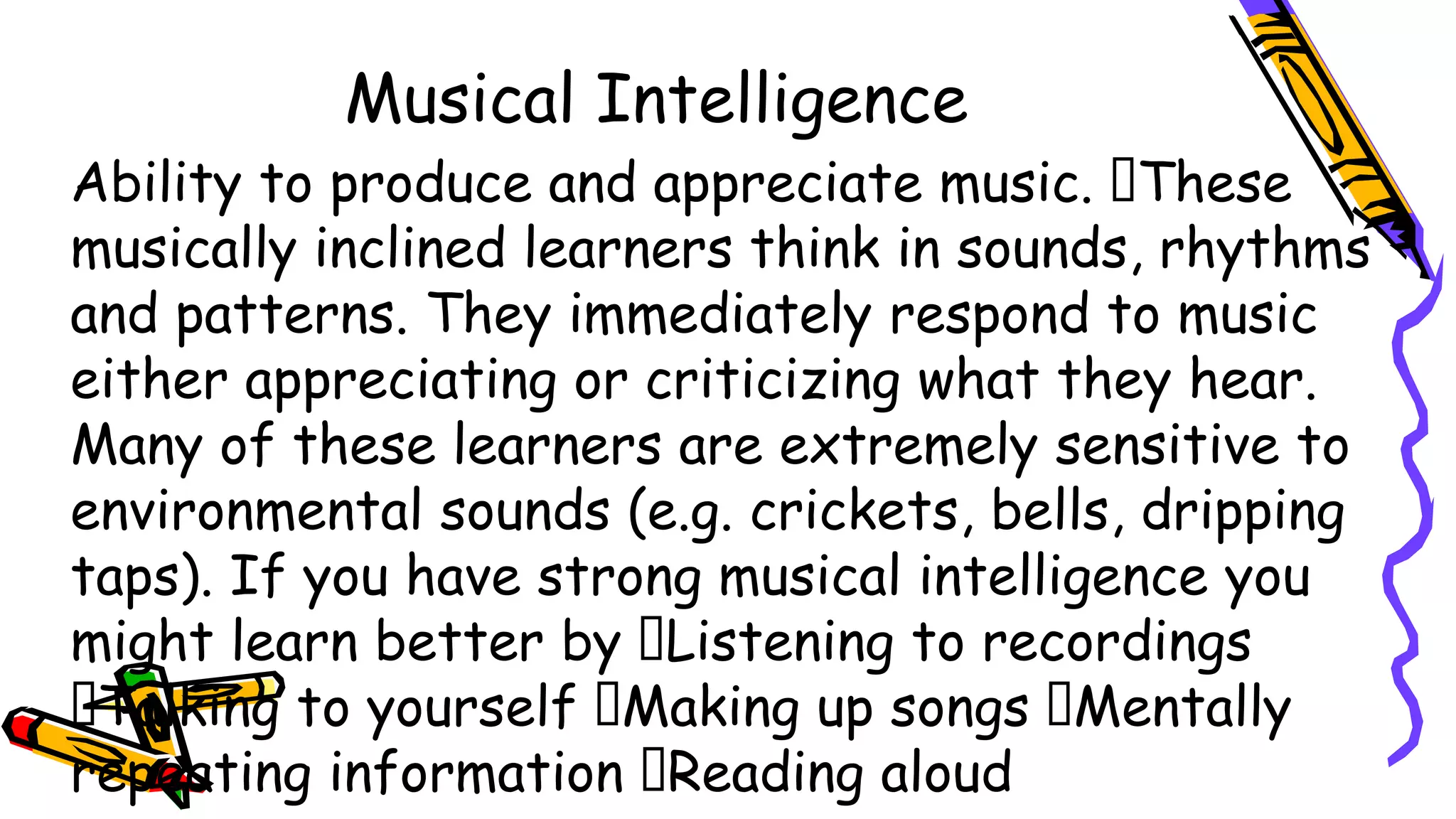 Multiple intelligences | PPTX