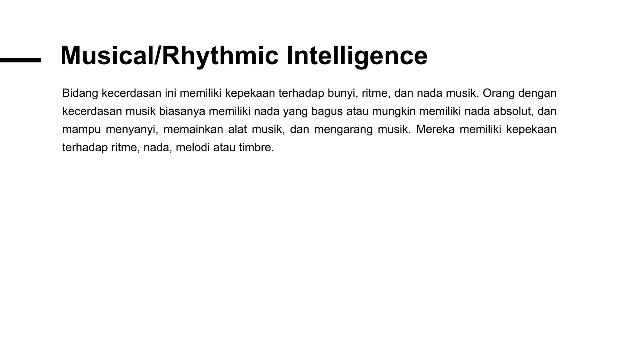 Multiple Intelligences: The Theory in Practice Intelligence | PPT