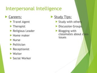 Multiple Intelligences ppt BY Howard .ppt