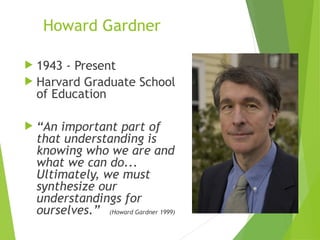 Multiple Intelligences ppt BY Howard .ppt