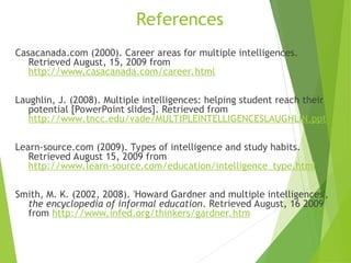 Multiple Intelligences ppt BY Howard .ppt