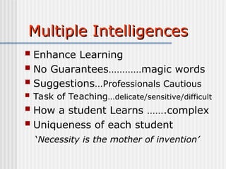 Multiple Intelligences and how they work.ppt