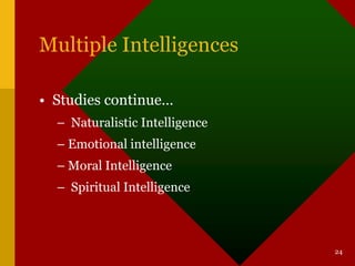Multiple Intelligences | PPTX