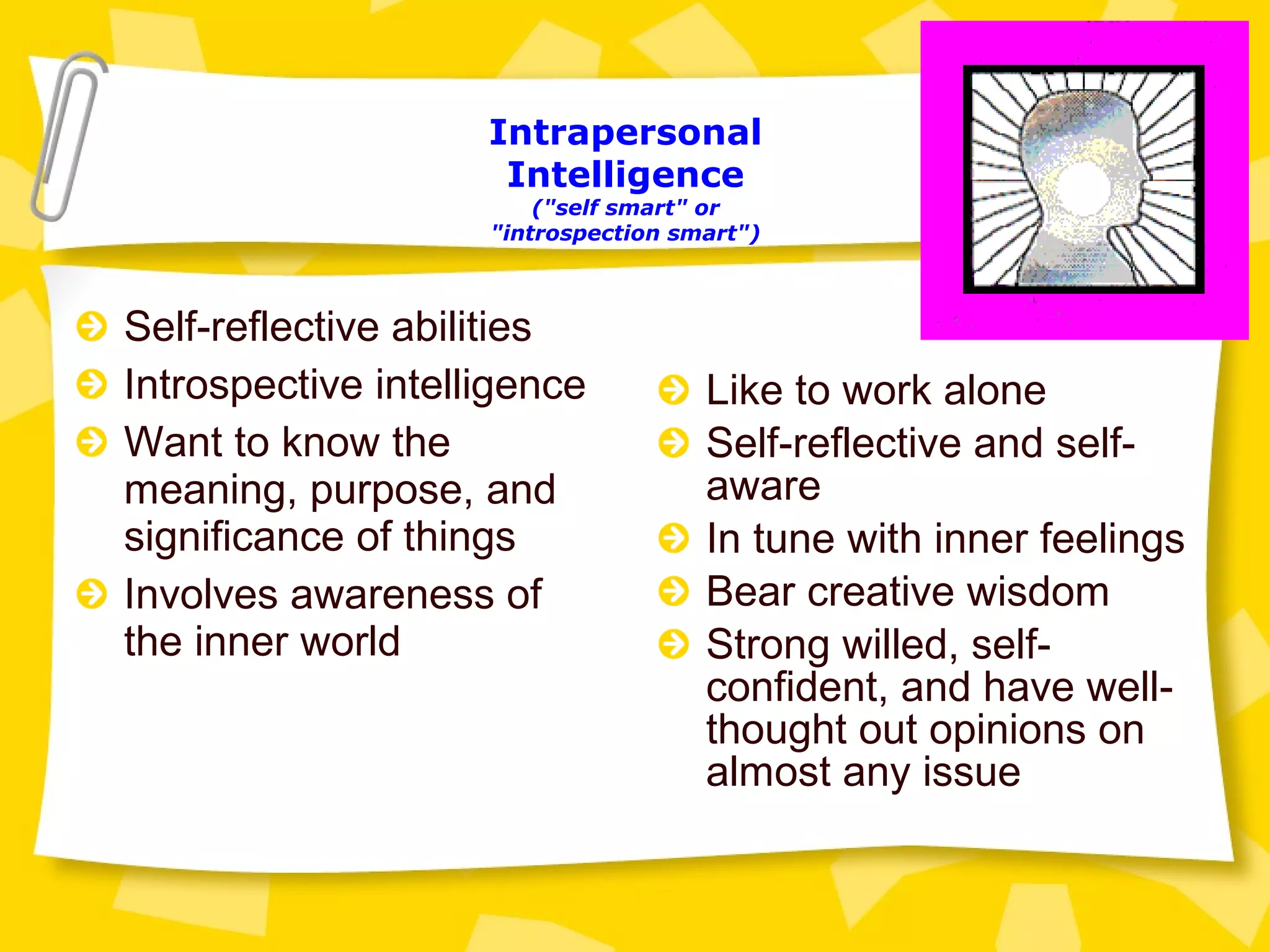 Multiple intelligences (1) | PPT