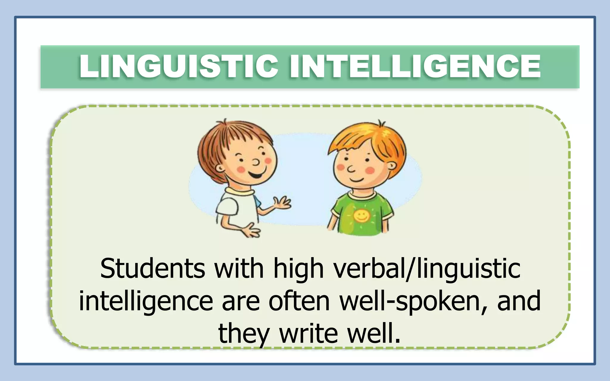 Multiple Intelligences and Learning styles (Current Issues and Trends ...