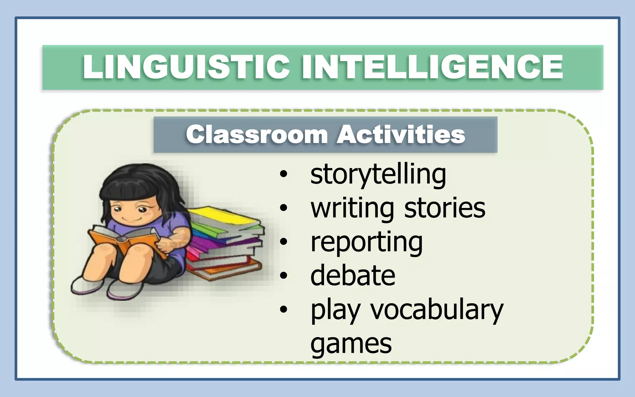 Multiple Intelligences and Learning styles (Current Issues and Trends ...