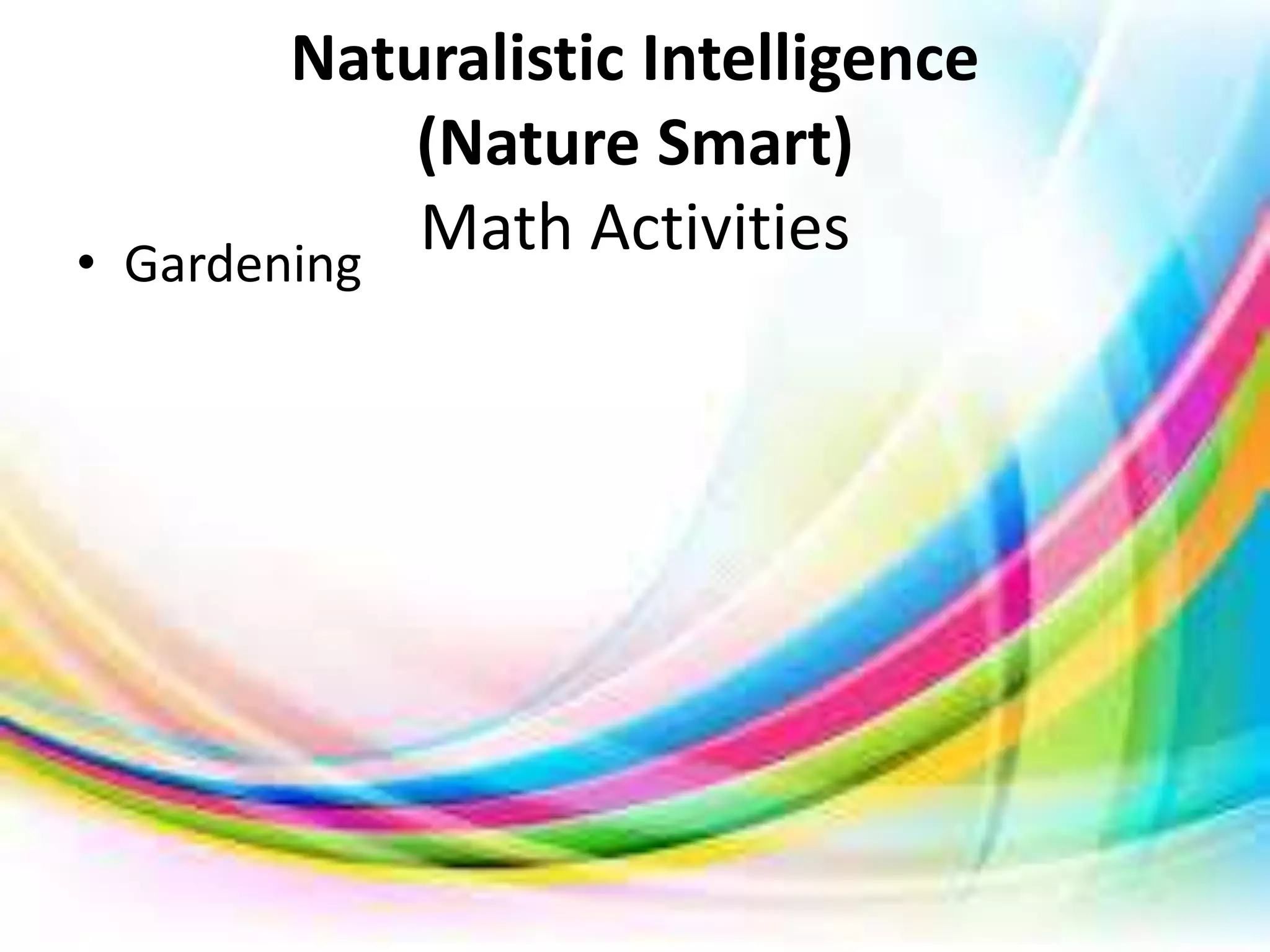 Multiple intelligences and mathematics | PPT