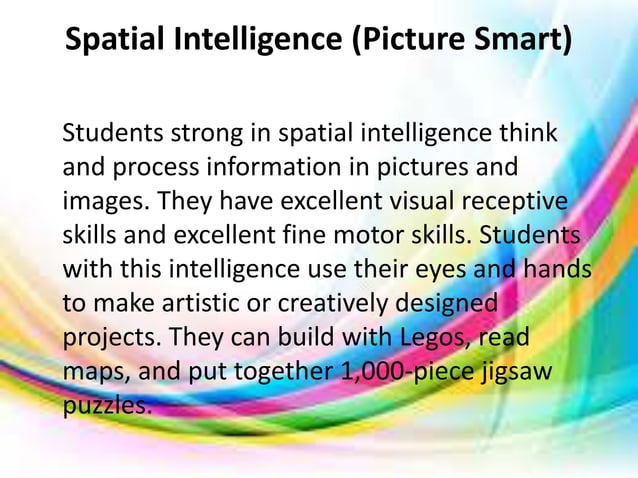 Multiple intelligences and mathematics | PPT
