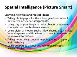 Multiple intelligences and mathematics | PPT
