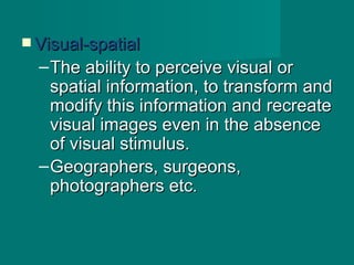 Multiple intelligences and Teaching Styles | PPT