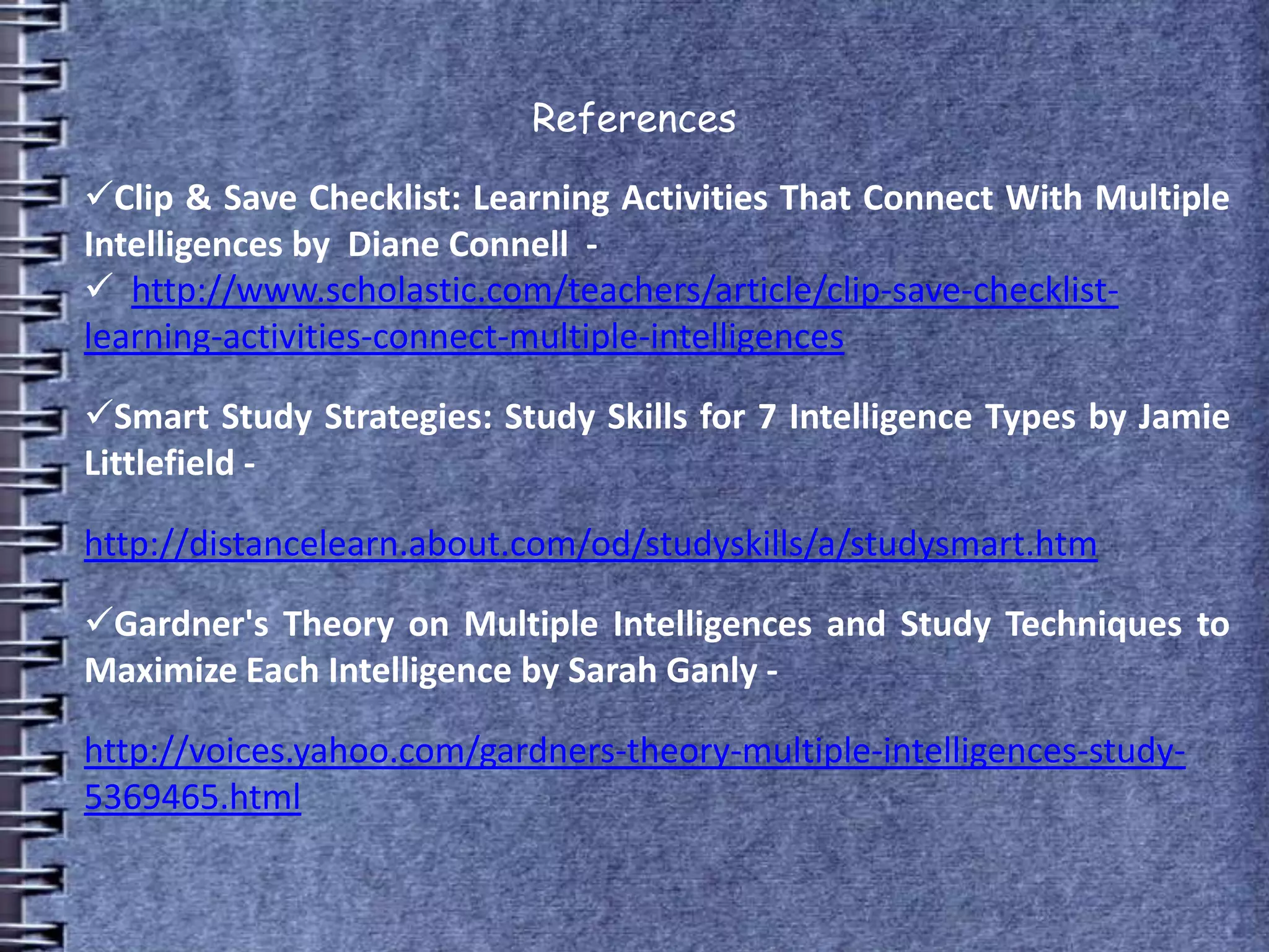 Multiple Intelligences and Memorizing Vocabulary - British Council ...