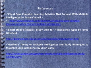 Multiple Intelligences and Memorizing Vocabulary - British Council ...