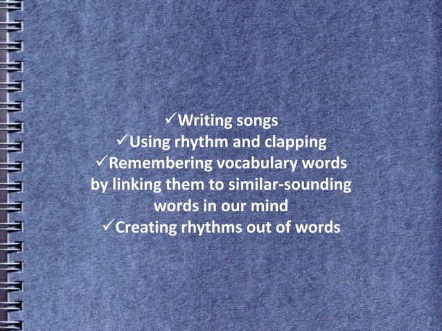 Multiple Intelligences and Memorizing Vocabulary - British Council ...