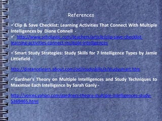 Multiple Intelligences and Memorizing Vocabulary - British Council ...