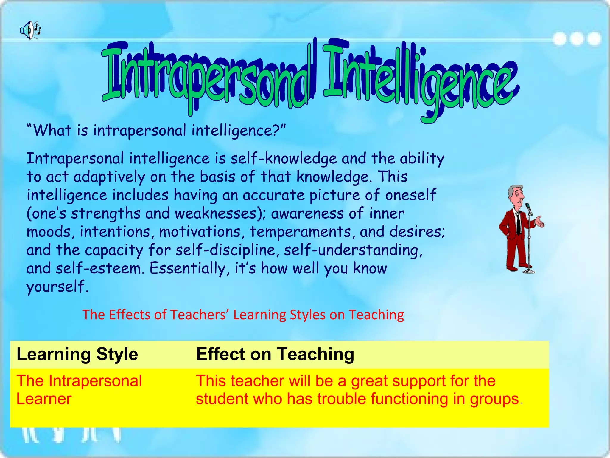 Multiple Intelligences by Howard Gardner | PPT