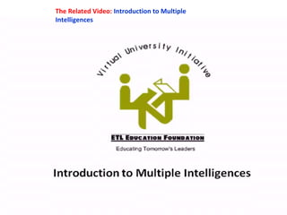 Multiple Intelligences by Howard Gardner | PPT