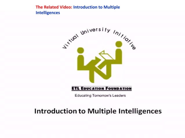 Multiple Intelligences by Howard Gardner | PPT