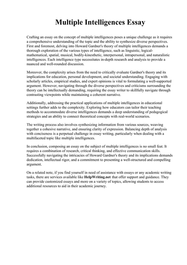 Multiple Intelligences Essay.pdf