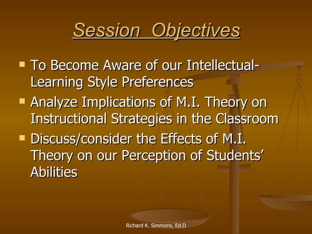 Multiple Intelligences In The Classroom Tec Htoolscourse | PPT