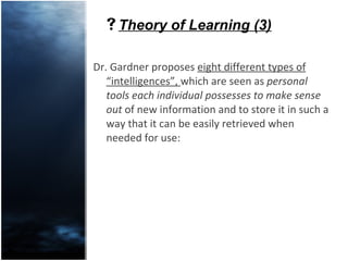 Multiple intelligences method | PPT