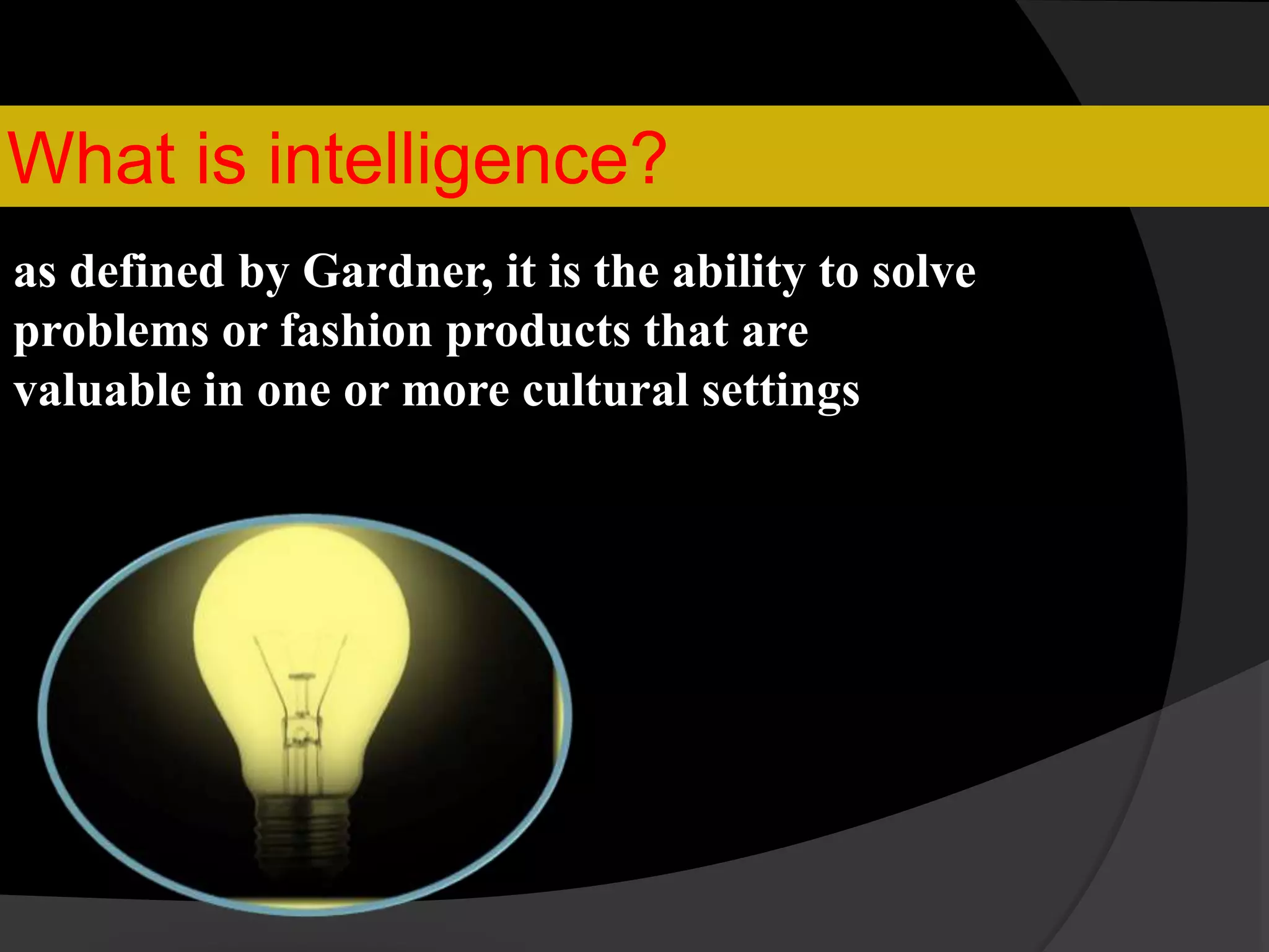 Multiple intelligences ppt | PPTX