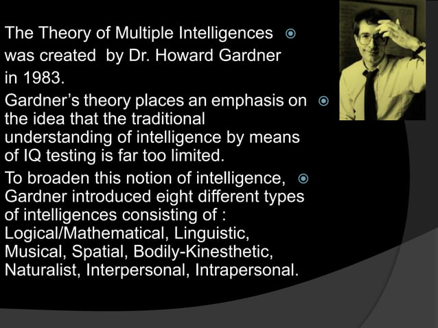 Multiple intelligences ppt | PPTX