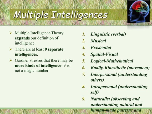 Multiple intelligences presentation | PPTX