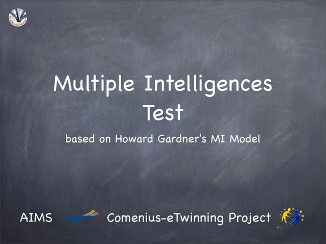 Multiple intelligences test Results from Ávila | PPT