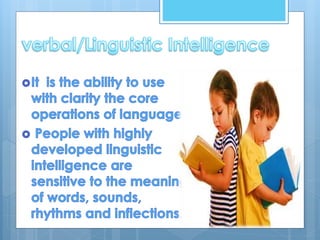 Multiple intelligences theory | PPT