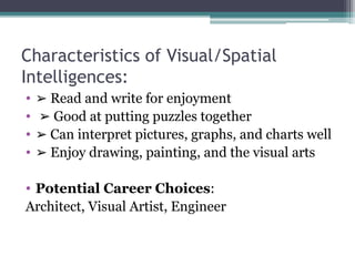 Multiple Intelligences with Quiz 10 pptx | PPTX