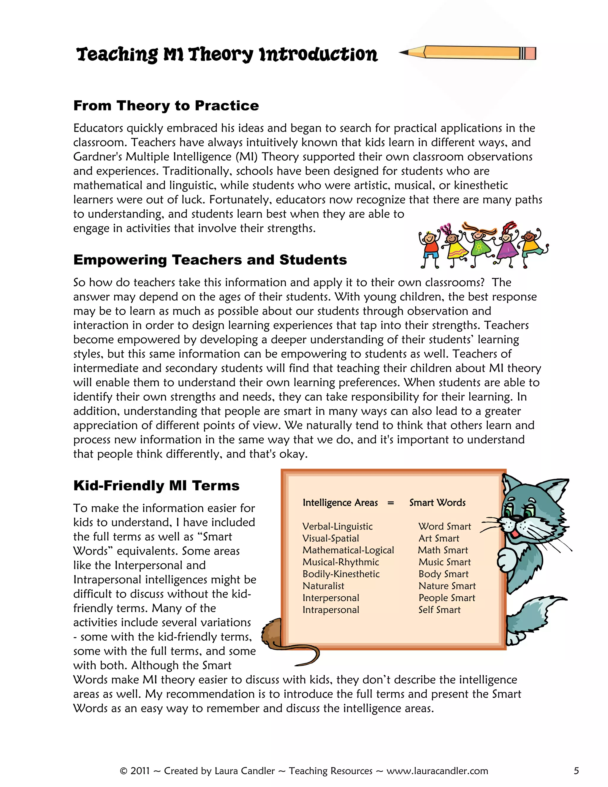 Multiple intelligencetheory | PDF