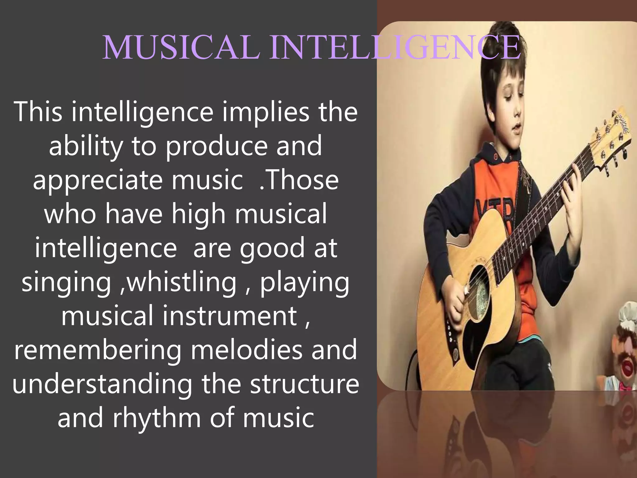 Multiple intelligence theory of Howard Gardner. | PPTX