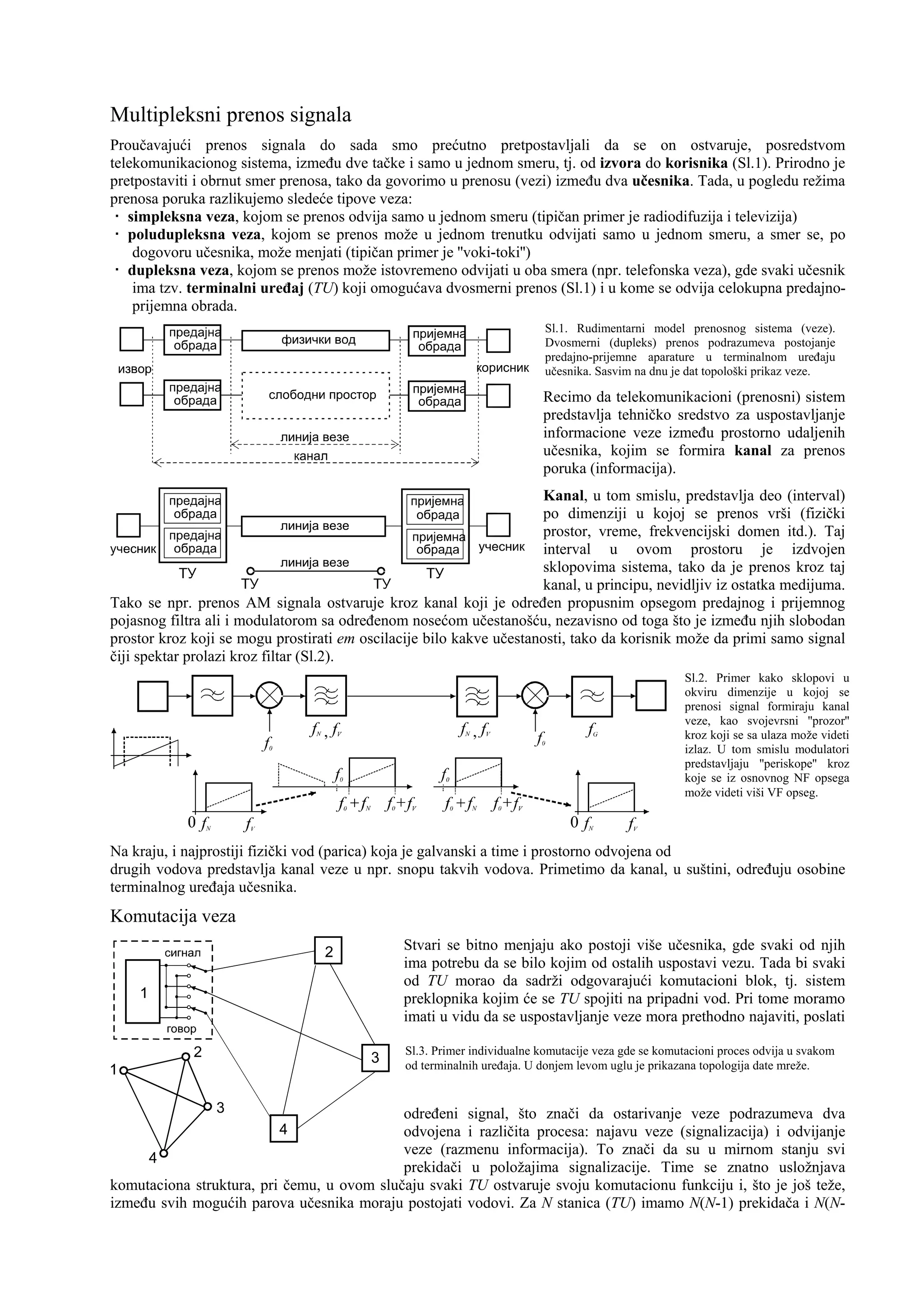 Multipleksni prenos signala | PDF