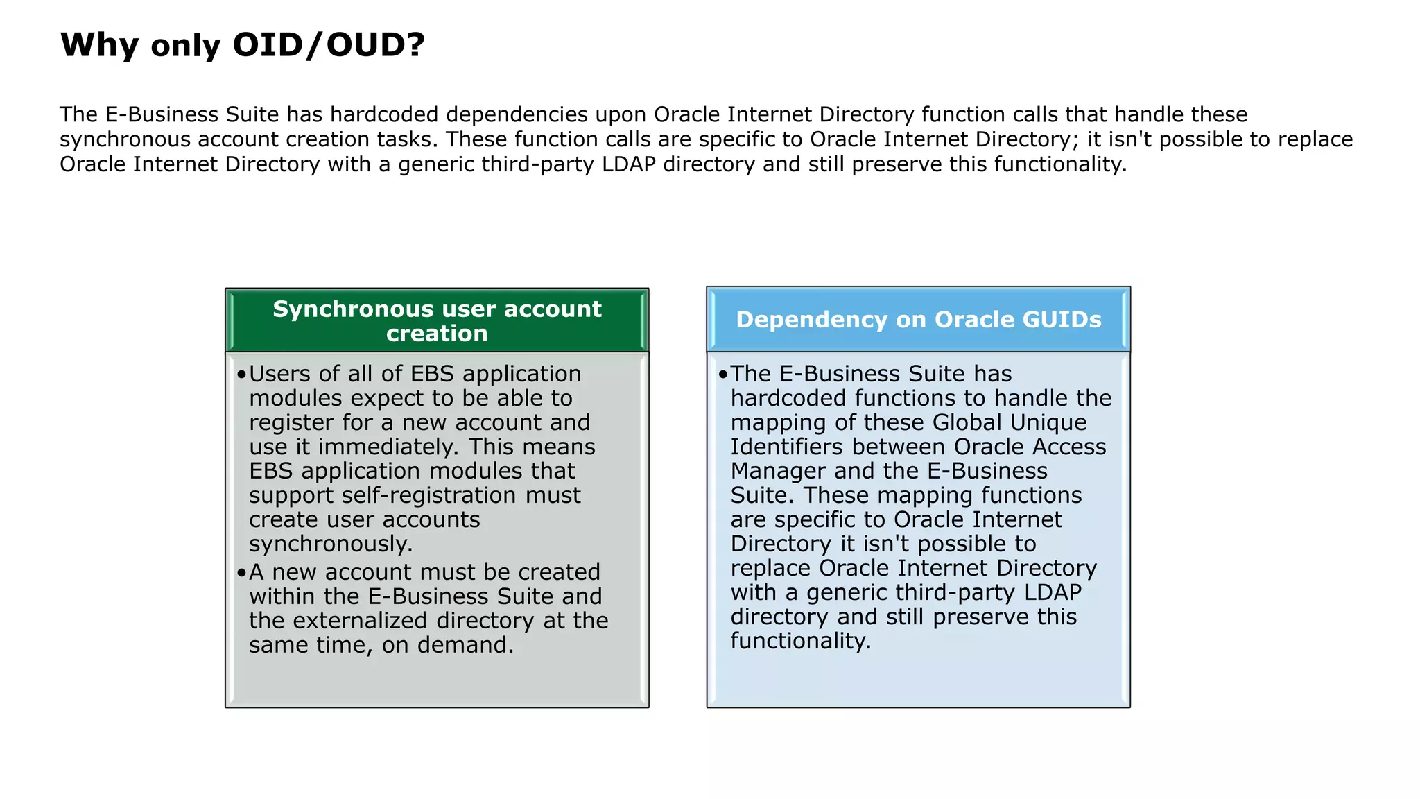 Multiple ldap implementation with ebs using oid | PPT