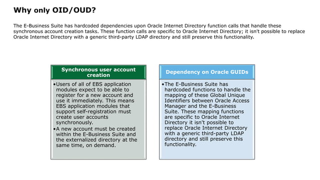 Multiple Ldap Implementation With Ebs Using Oid Ppt