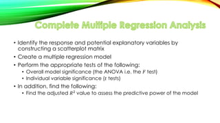 Multiple linear regression | PDF